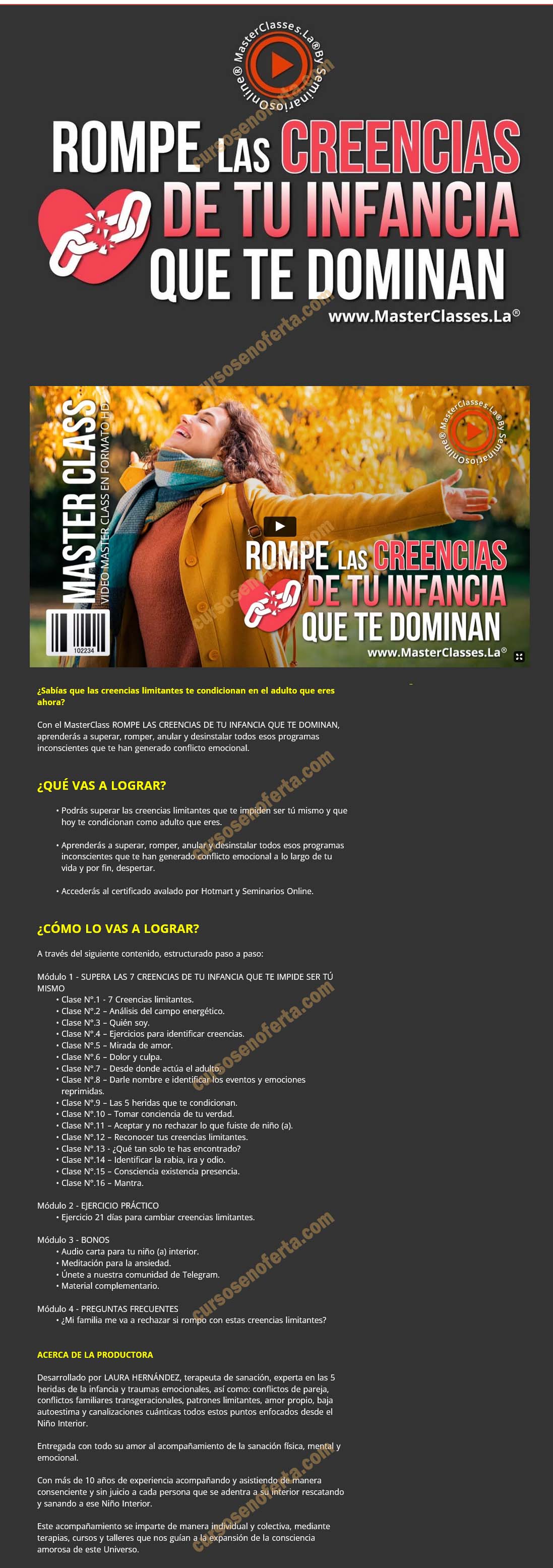 Rompe las creencias de tu infancia que te dominan - cursosenoferta.com